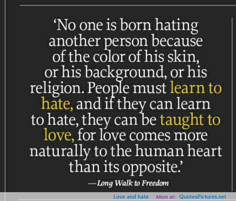 Stop Hate Quotes